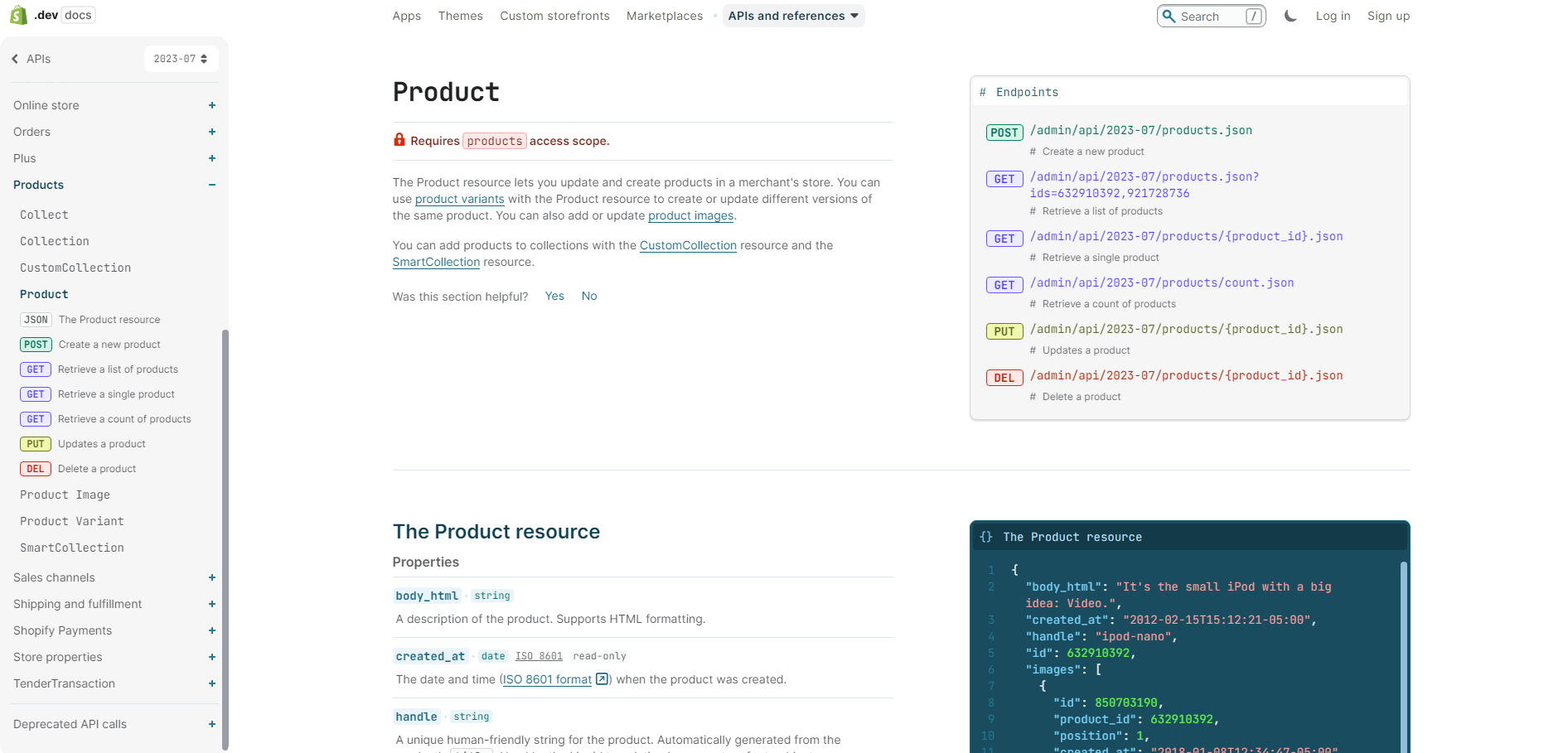 The Shopify Product API Guide for Developers